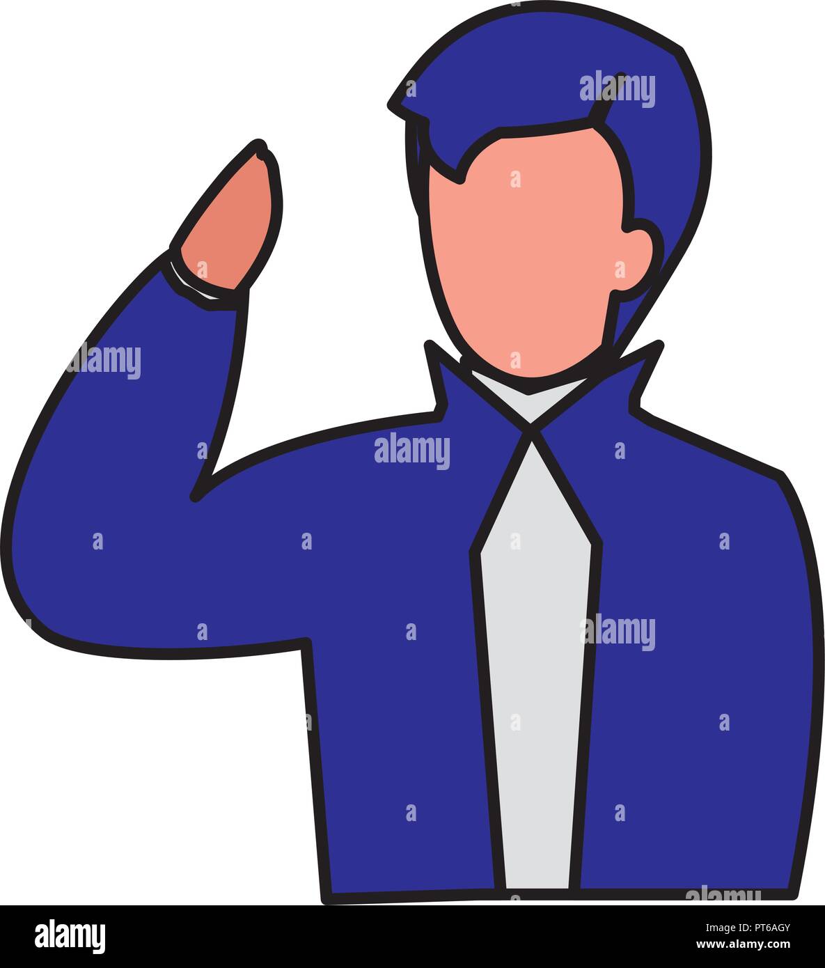 symphony orchestra director icon over white background, colorful design ...