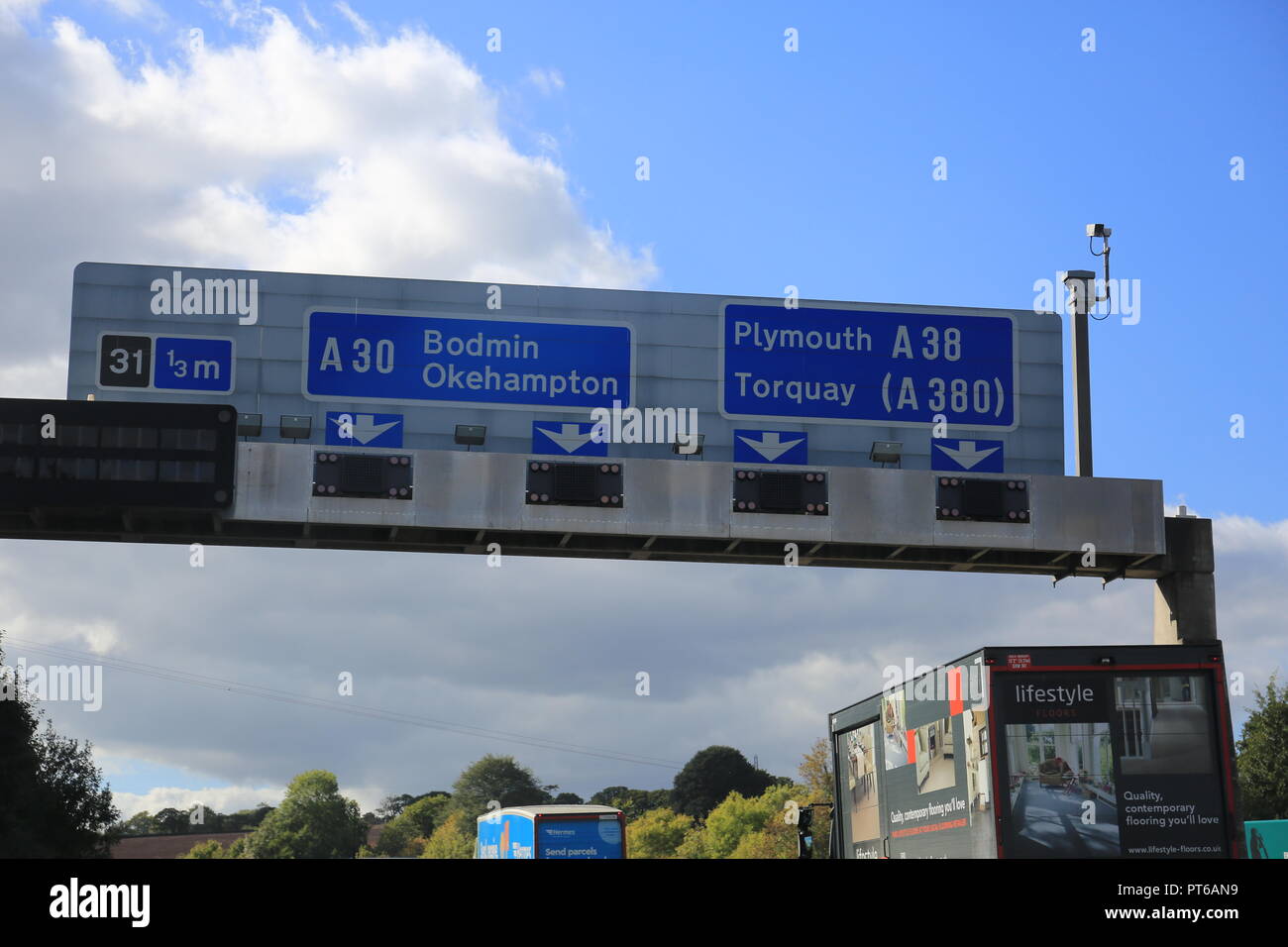A38 motorway hi-res stock photography and images - Alamy