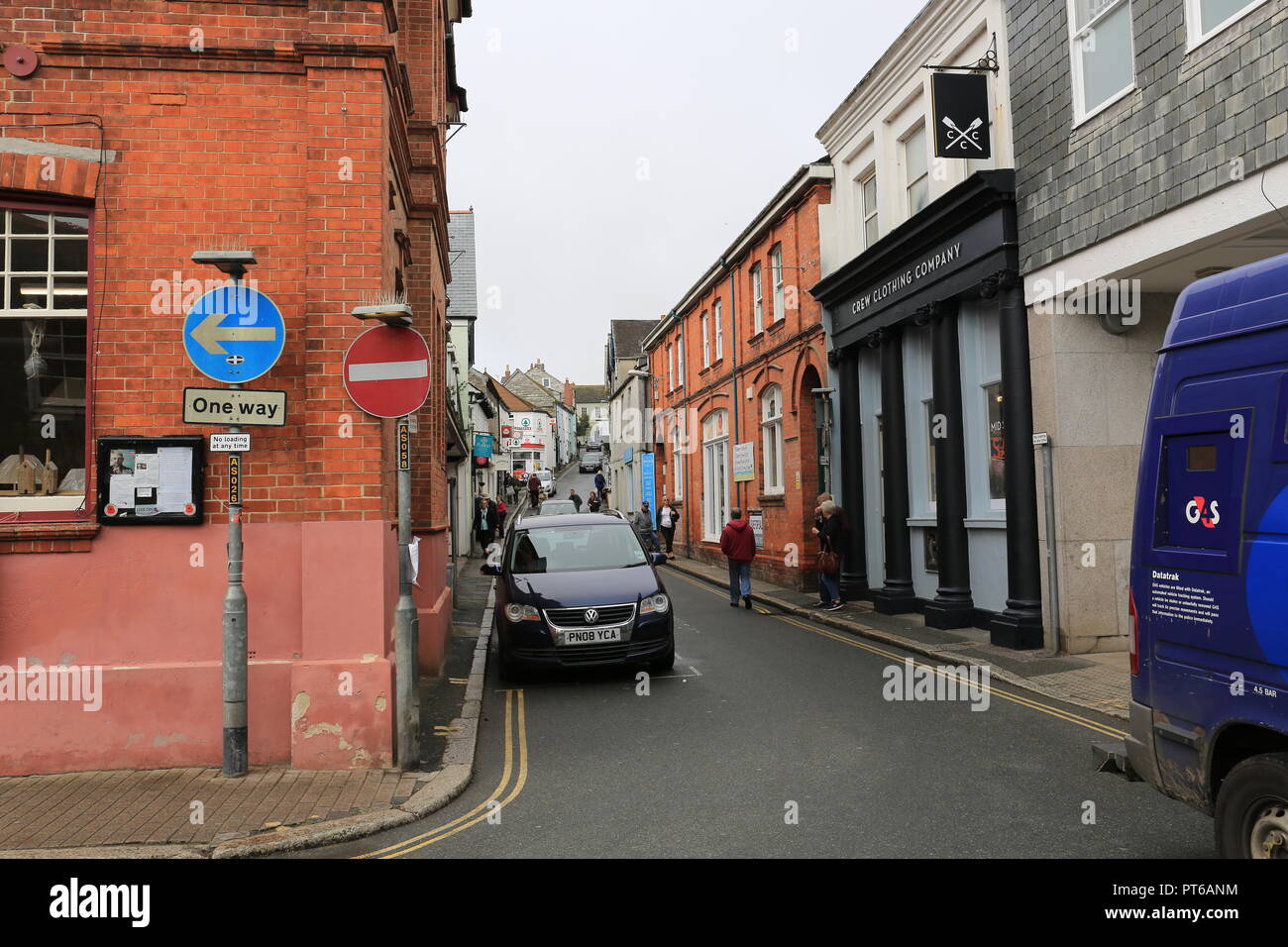 Mill Square Padstow Stock Photo - Alamy