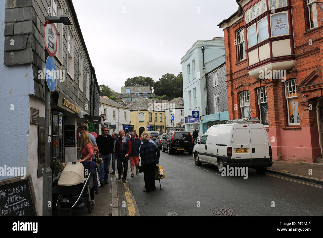 Mill Square Padstow Stock Photo - Alamy