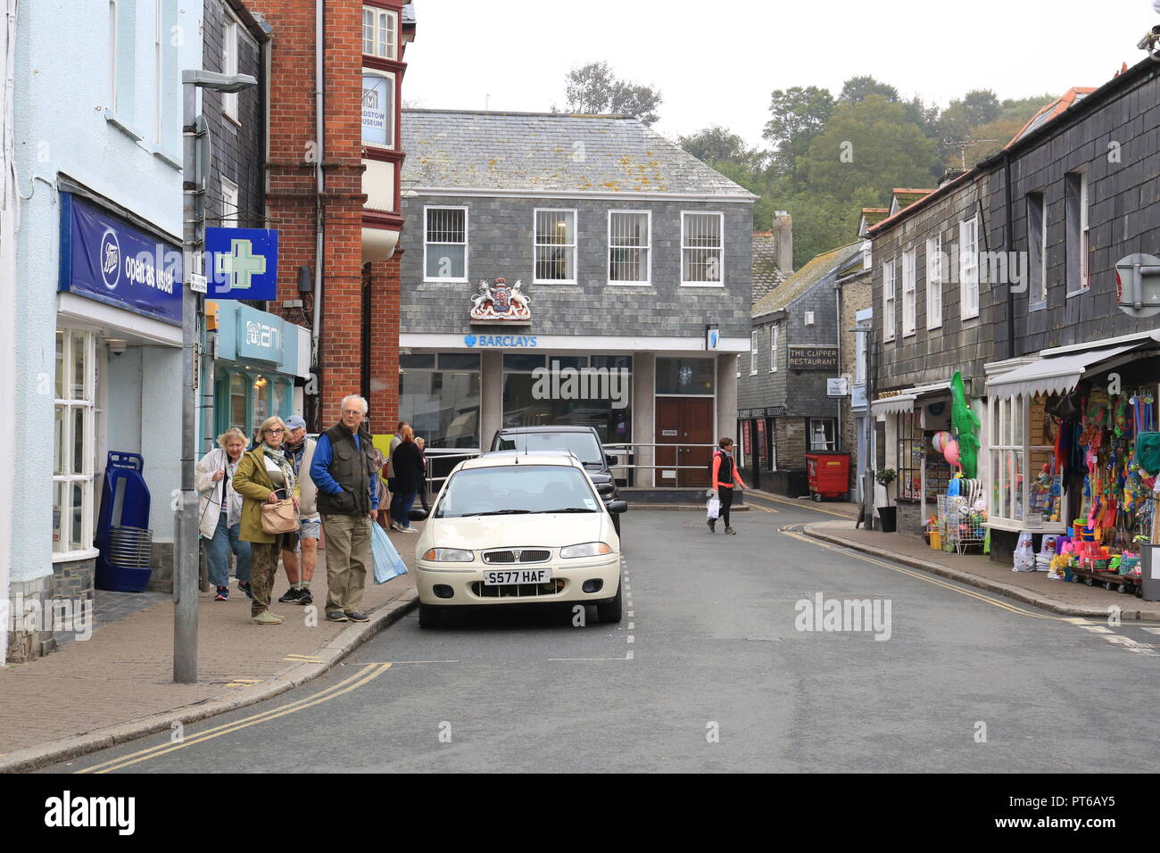 Mill Square Padstow Stock Photo - Alamy