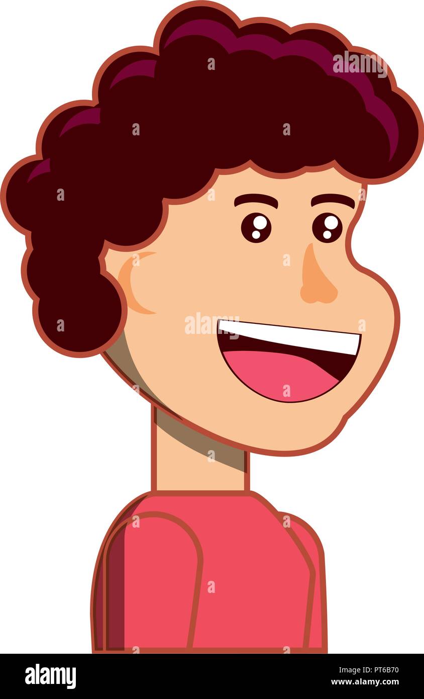 child boy avatar character vector illustration design Stock Vector ...