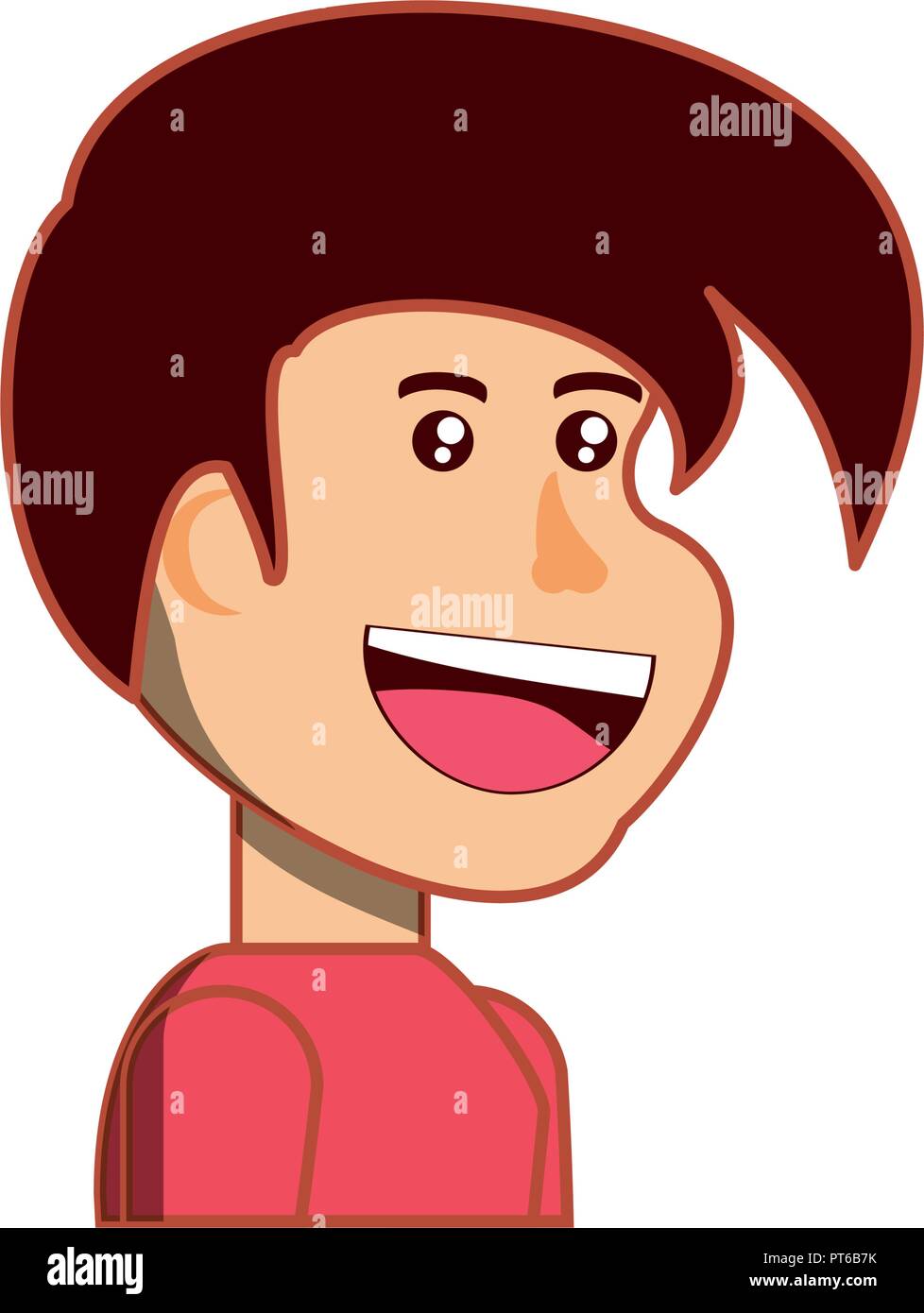 child boy avatar character vector illustration design Stock Vector ...