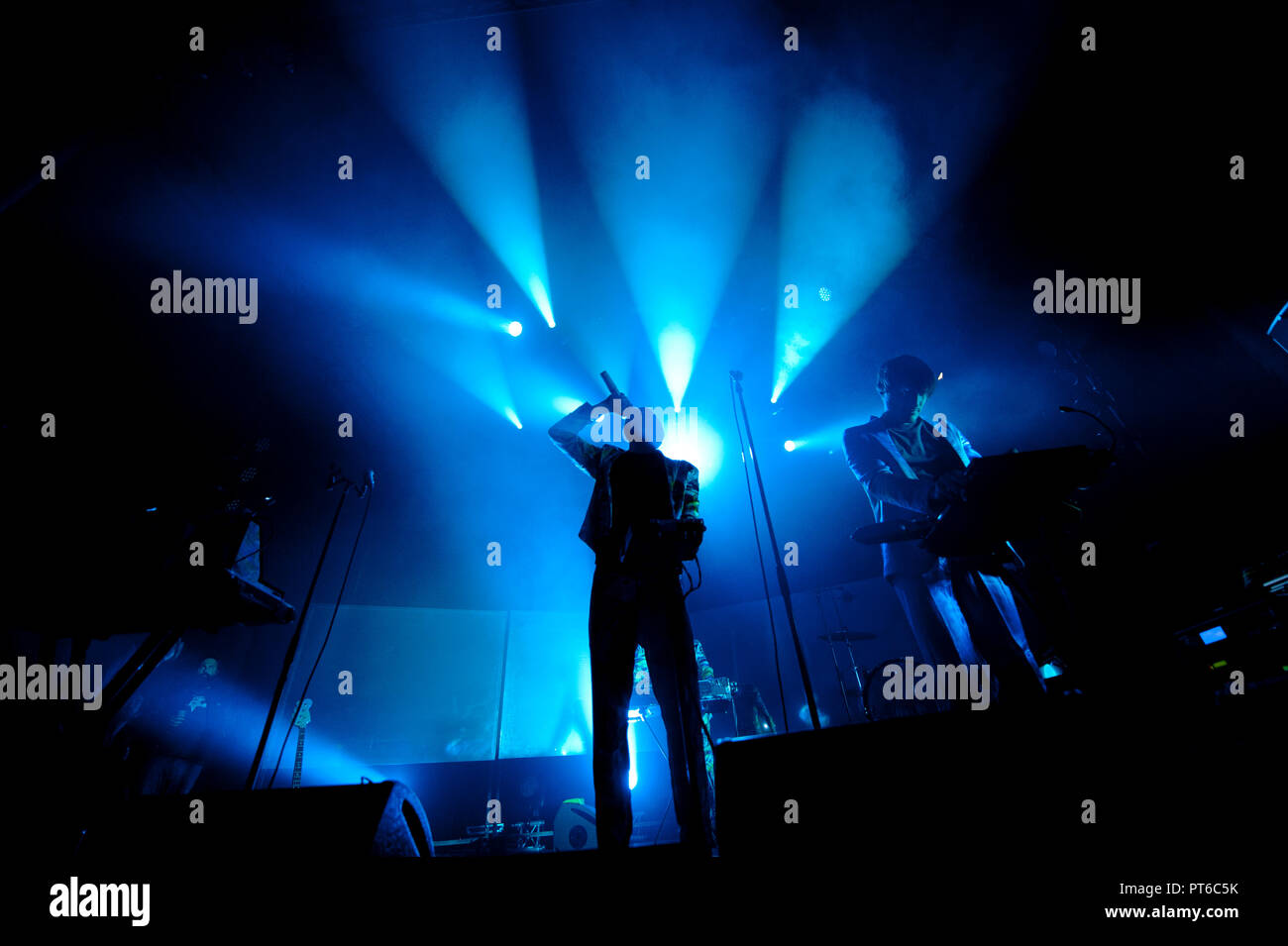 Belgian electro band The Subs performing at the Masters At Rock ...