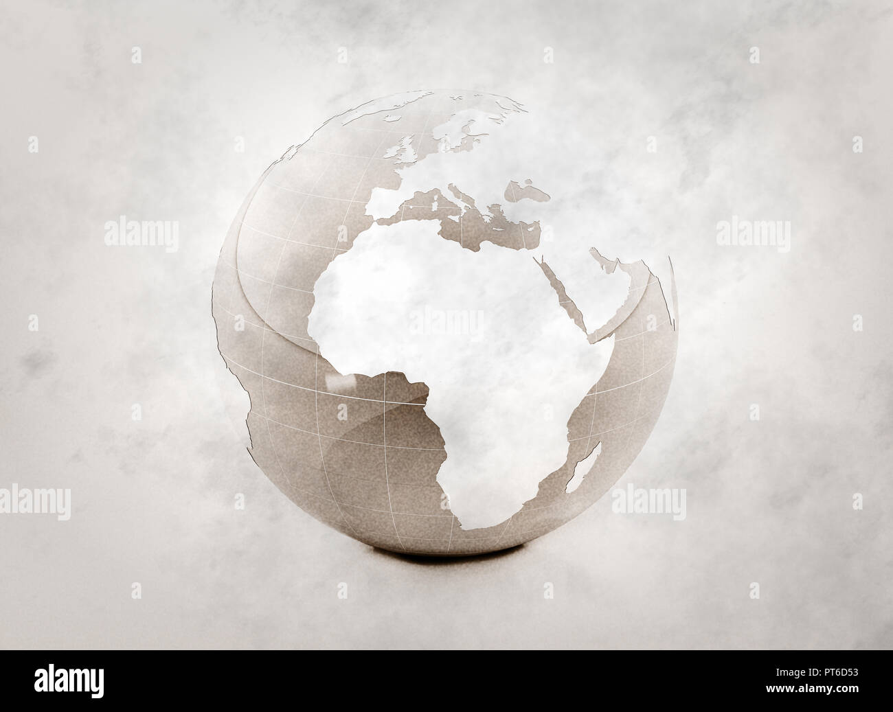 Retro world map hi-res stock photography and images - Alamy