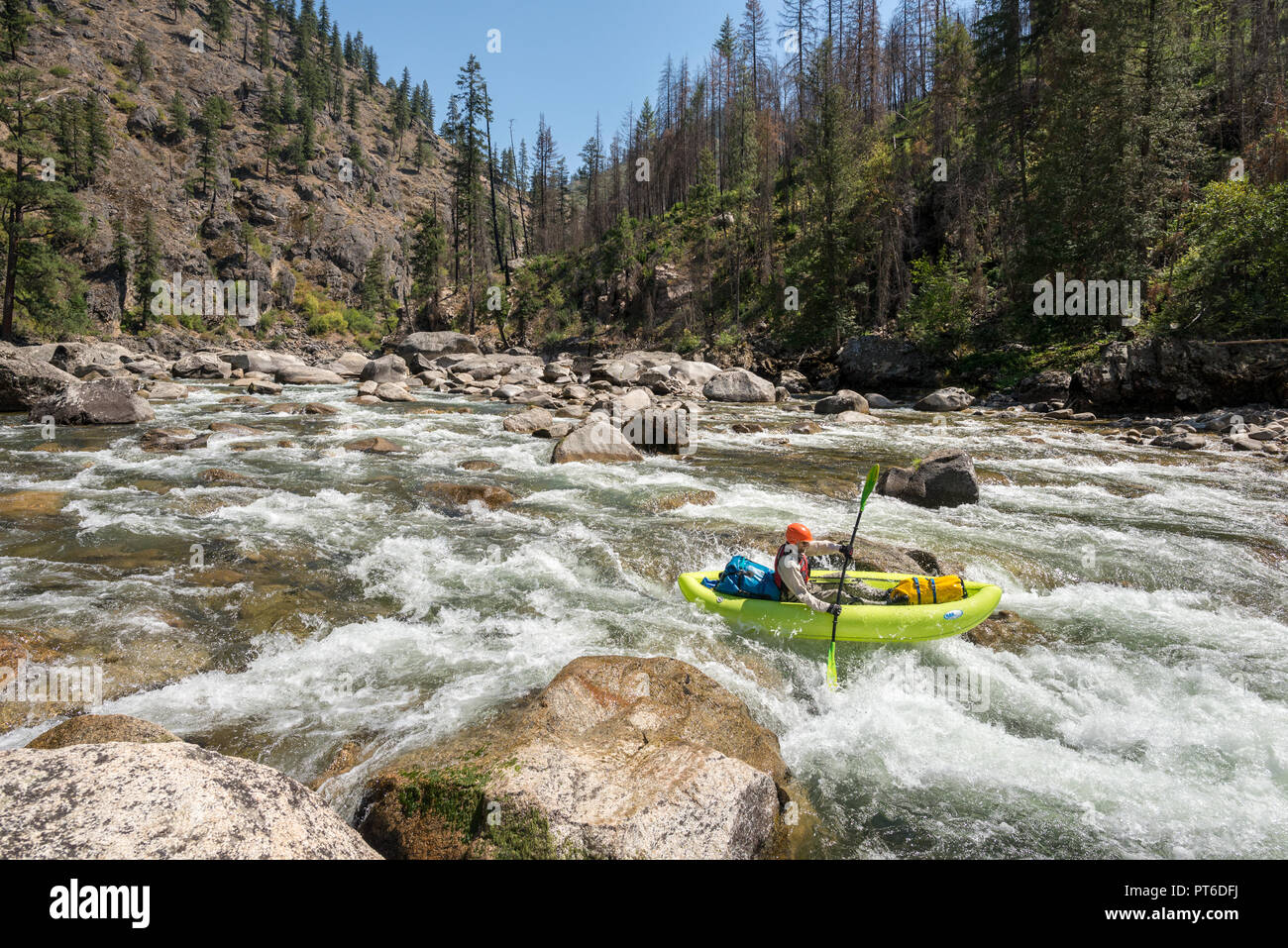 Inflatable kayak whitewater hi-res stock photography and images - Alamy