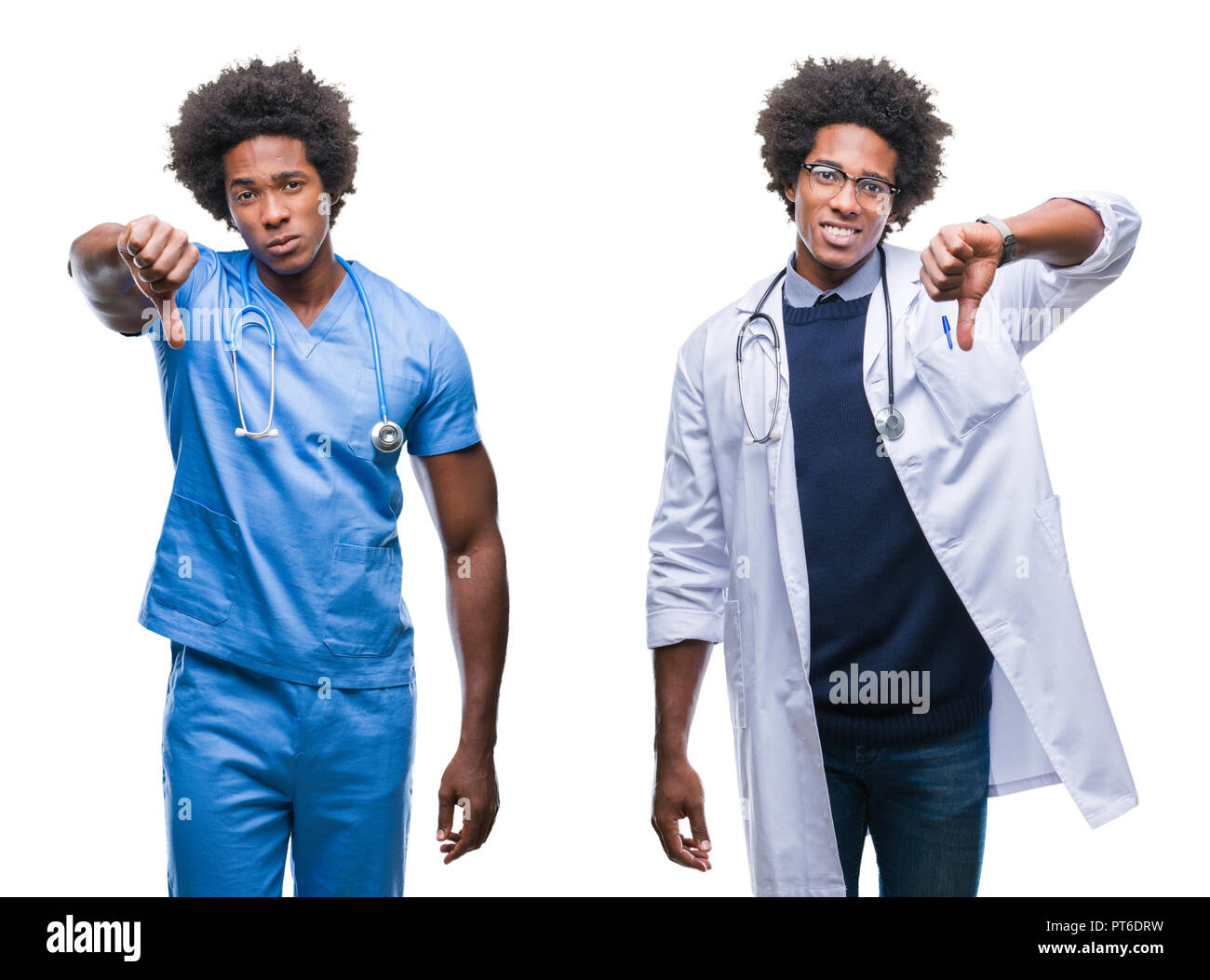African doctor showing no sign Cut Out Stock Images & Pictures - Alamy