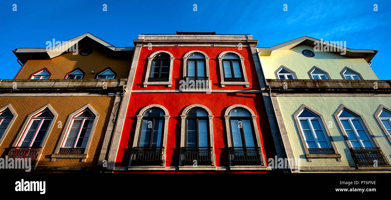 colonial and eclectic architecture around Europe, colorful houses ...