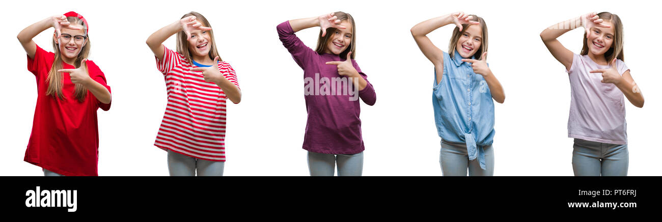 Child making collage hi-res stock photography and images - Alamy