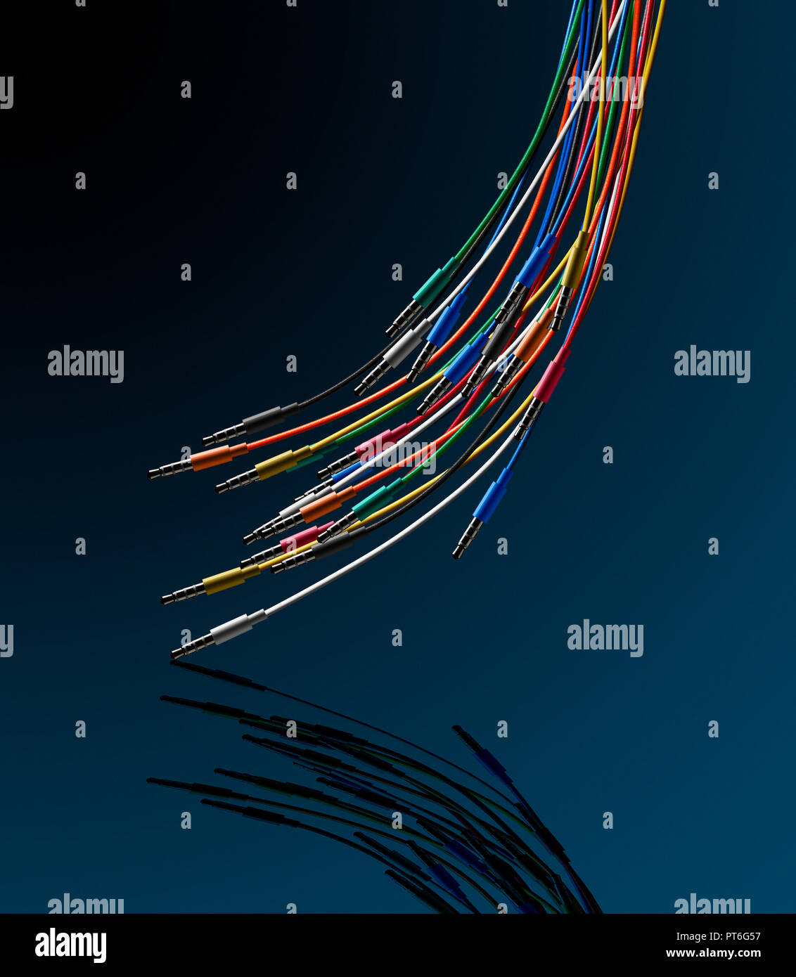 Multi colored wires hi-res stock photography and images - Alamy