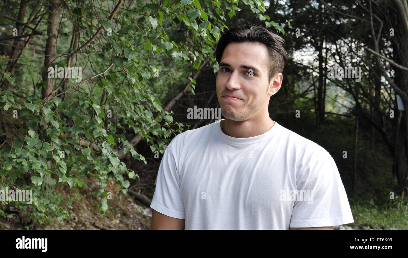 Young man face eyes in hi-res stock photography and images - Alamy