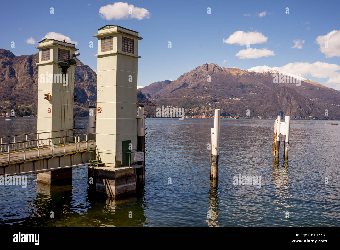 Italy, Bellagio, Lake Como, waterside quay Stock Photo - Alamy