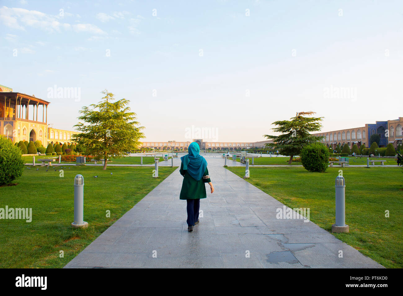 A historical place in Iran is Naghshe Jahan square Stock Photo - Alamy