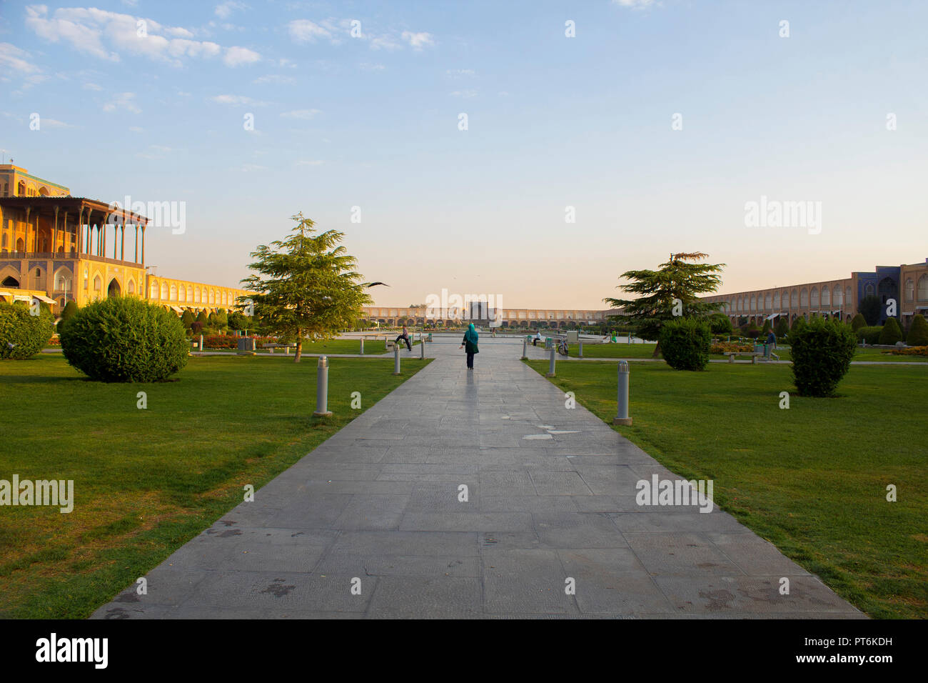 A historical place in Iran is Naghshe Jahan square Stock Photo - Alamy