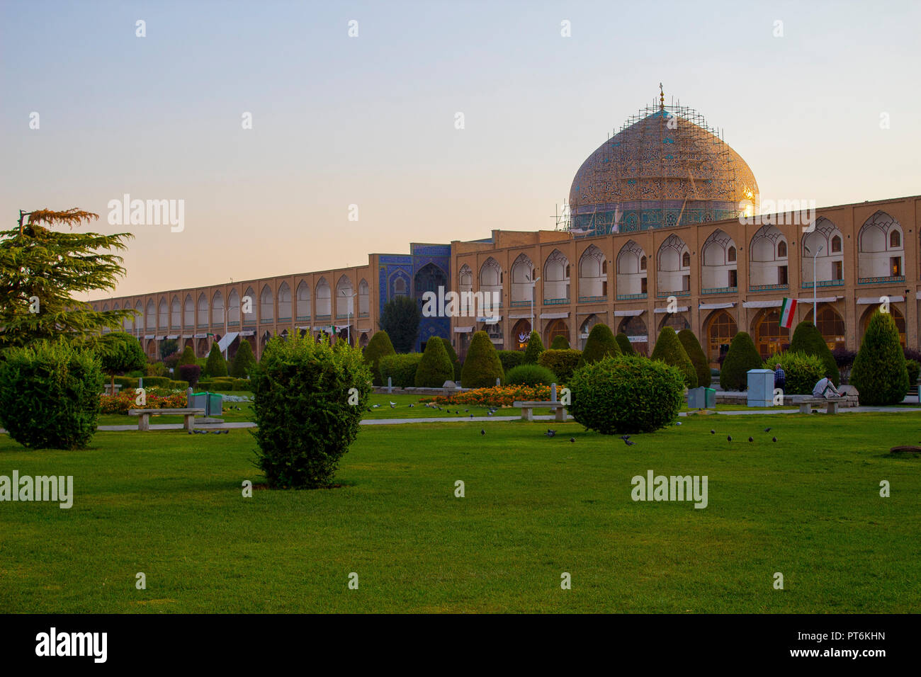 A historical place in Iran is Naghshe Jahan square Stock Photo - Alamy