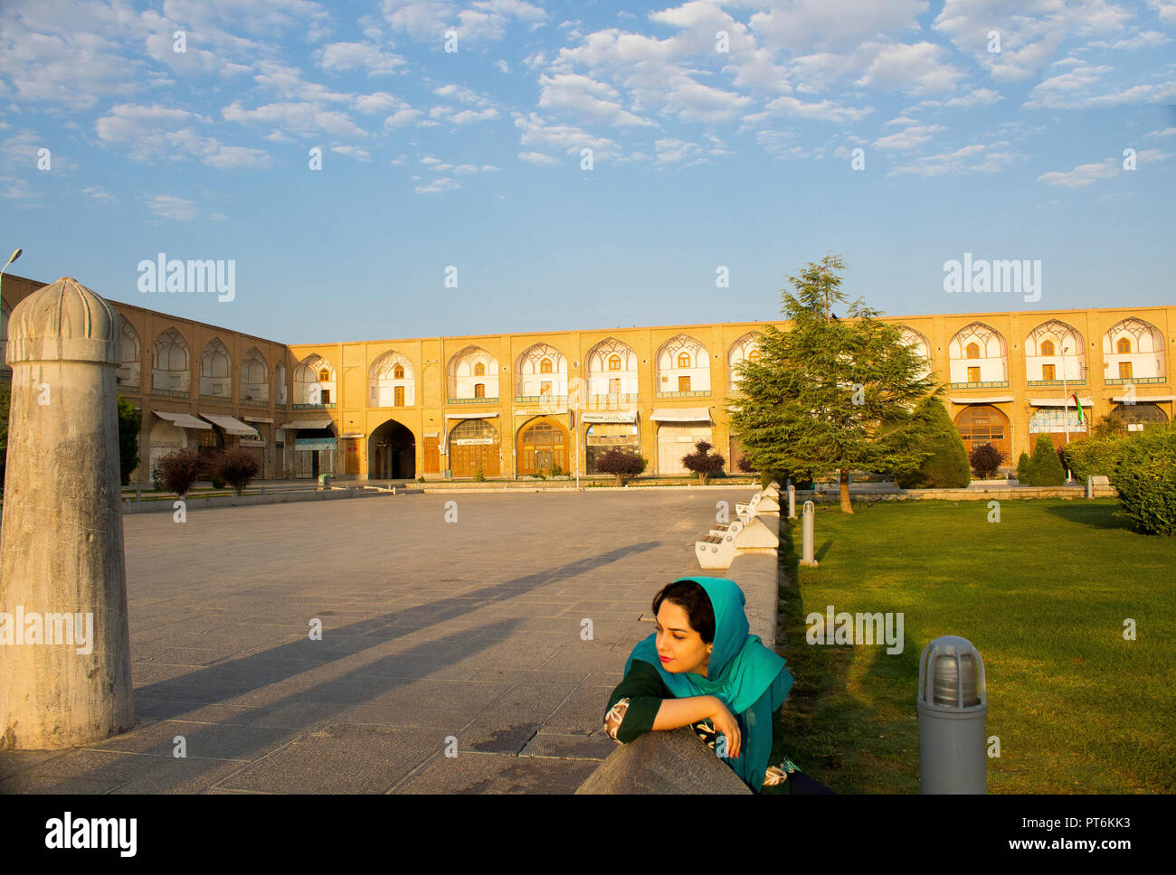 A historical place in Iran is Naghshe Jahan square Stock Photo - Alamy