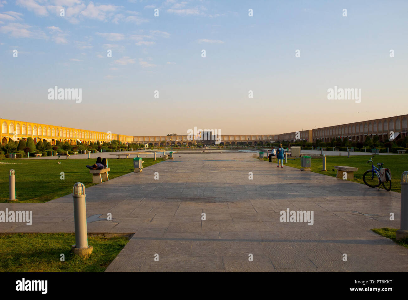 A historical place in Iran is Naghshe Jahan square Stock Photo - Alamy