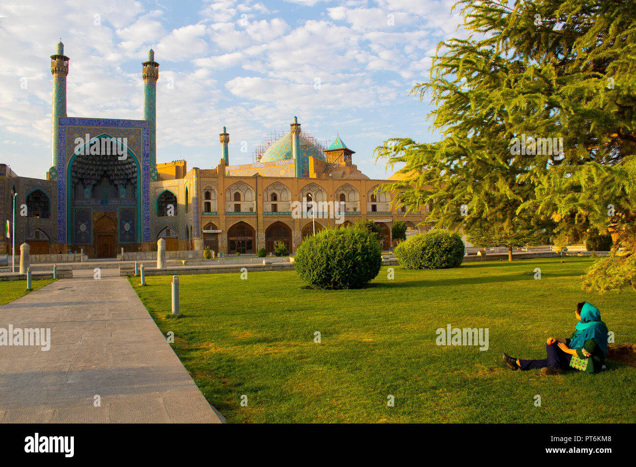 A historical place in Iran is Naghshe Jahan square Stock Photo - Alamy