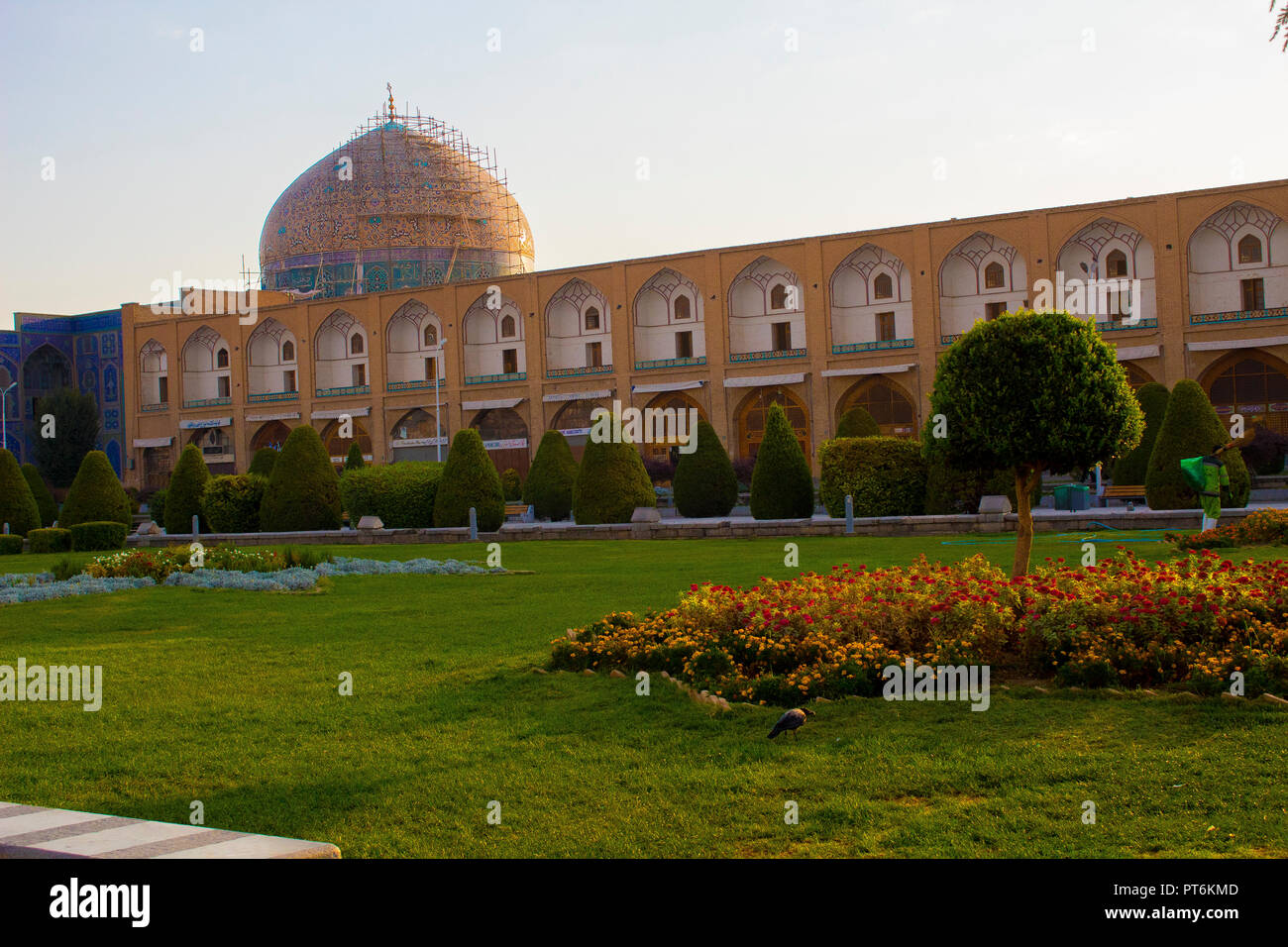 A historical place in Iran is Naghshe Jahan square Stock Photo - Alamy