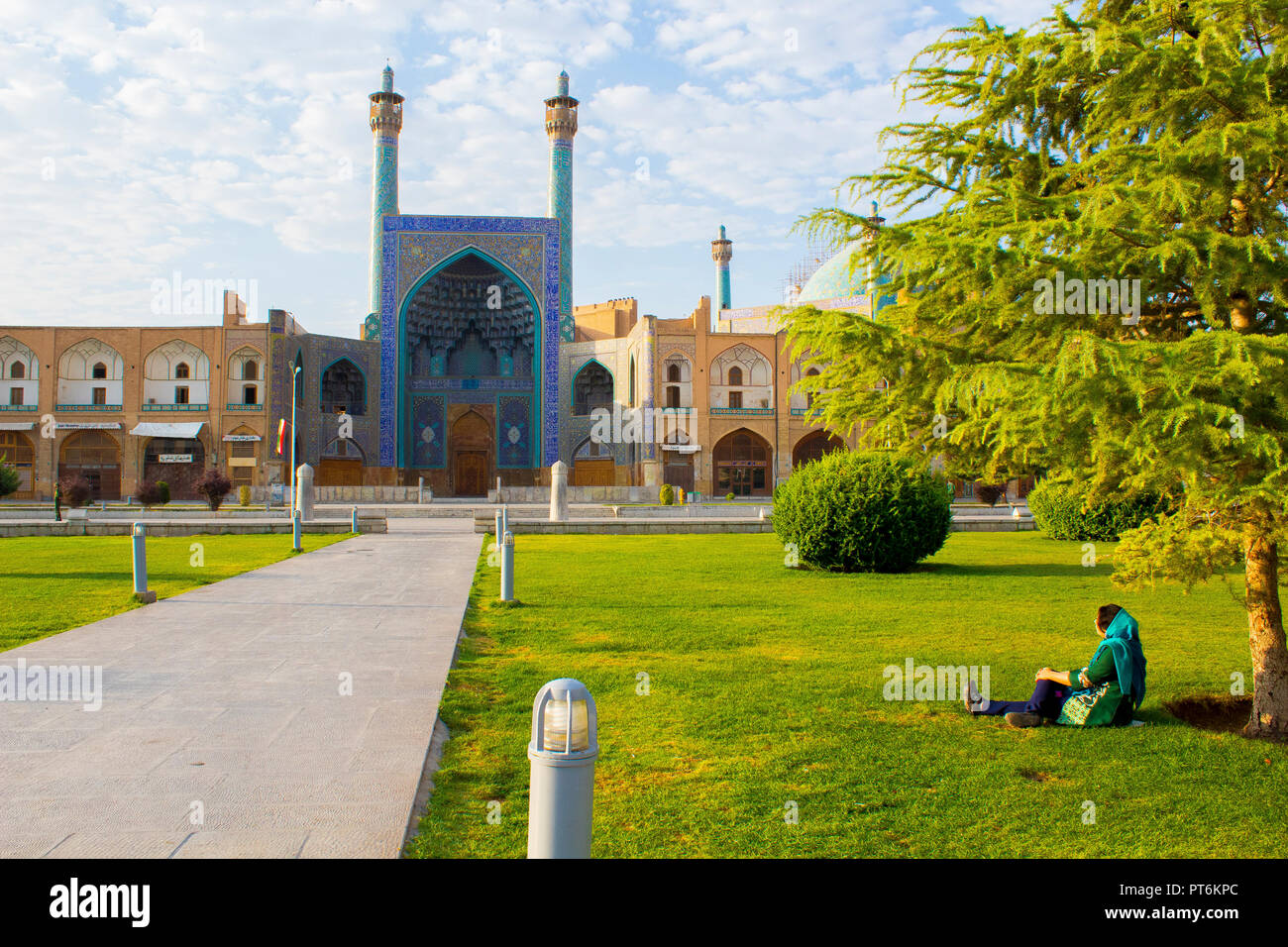 A historical place in Iran is Naghshe Jahan square Stock Photo - Alamy