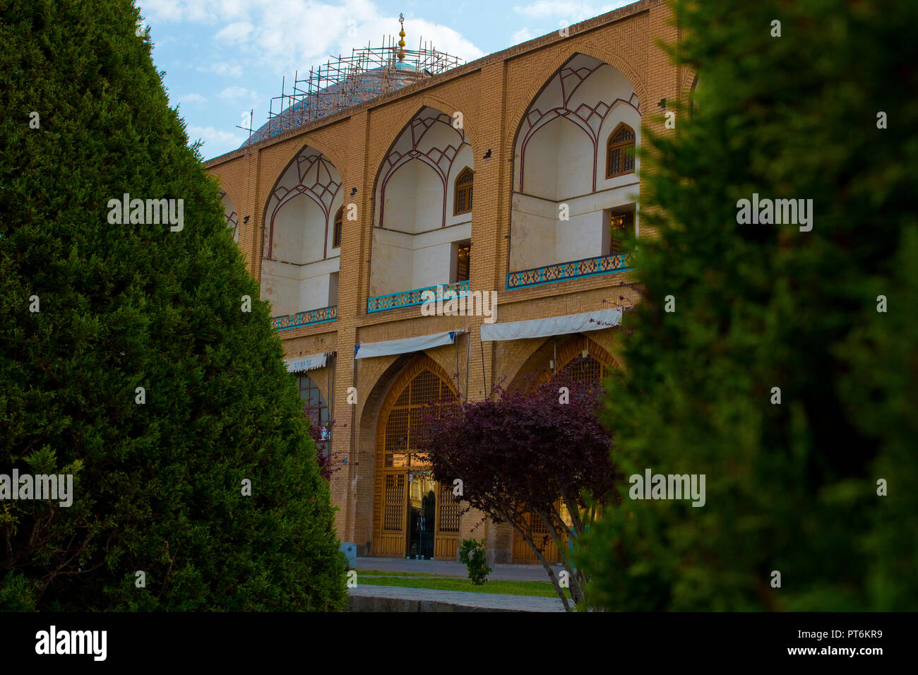 A historical place in Iran is Naghshe Jahan square Stock Photo - Alamy