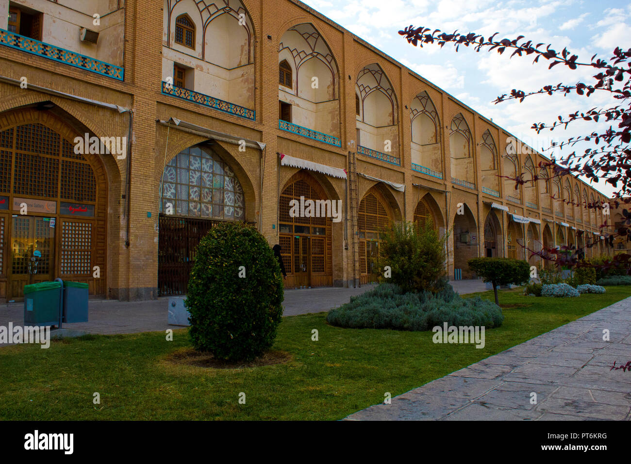 A historical place in Iran is Naghshe Jahan square Stock Photo - Alamy