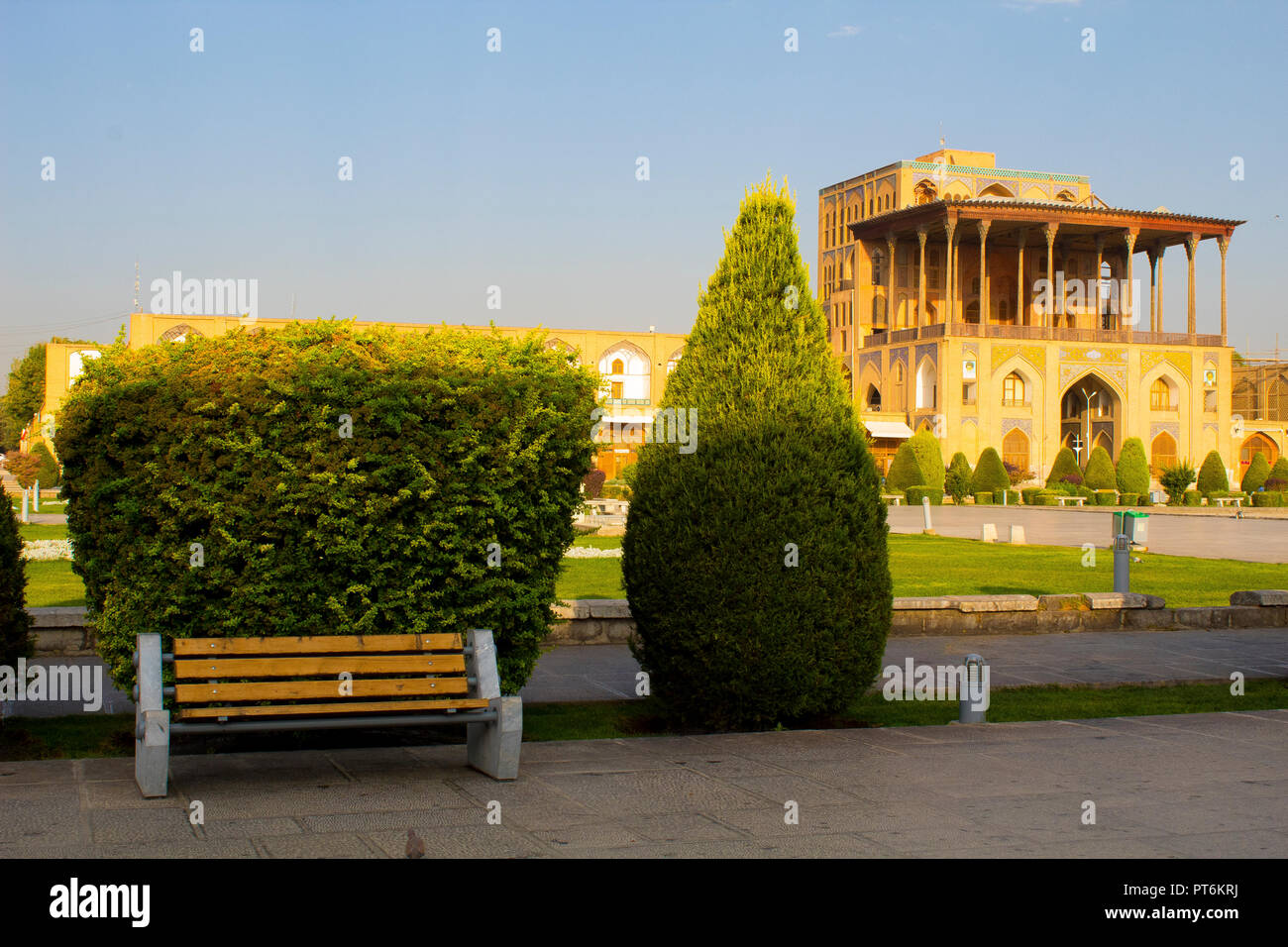 A historical place in Iran is Naghshe Jahan square Stock Photo - Alamy