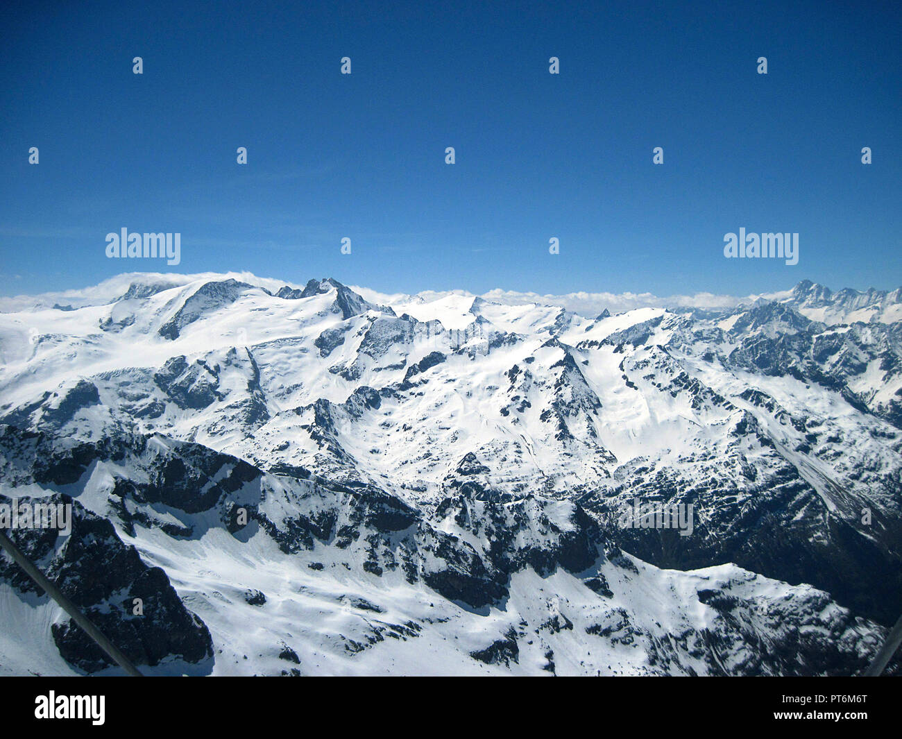 VIEW OF SWISS ALPS FROM MOUNT TITLIS, SWITZERLAND Stock Photo - Alamy
