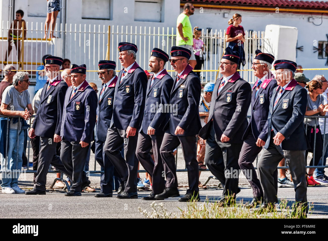 Rome,Italy - September 30, 2018:The Italian State Police parades with ...
