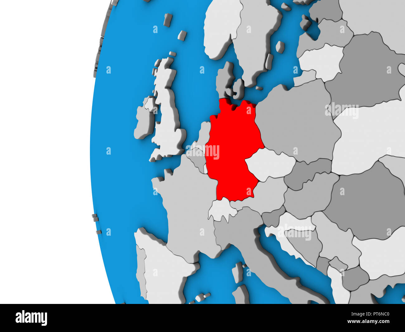 Political map europe countries german hi-res stock photography and ...