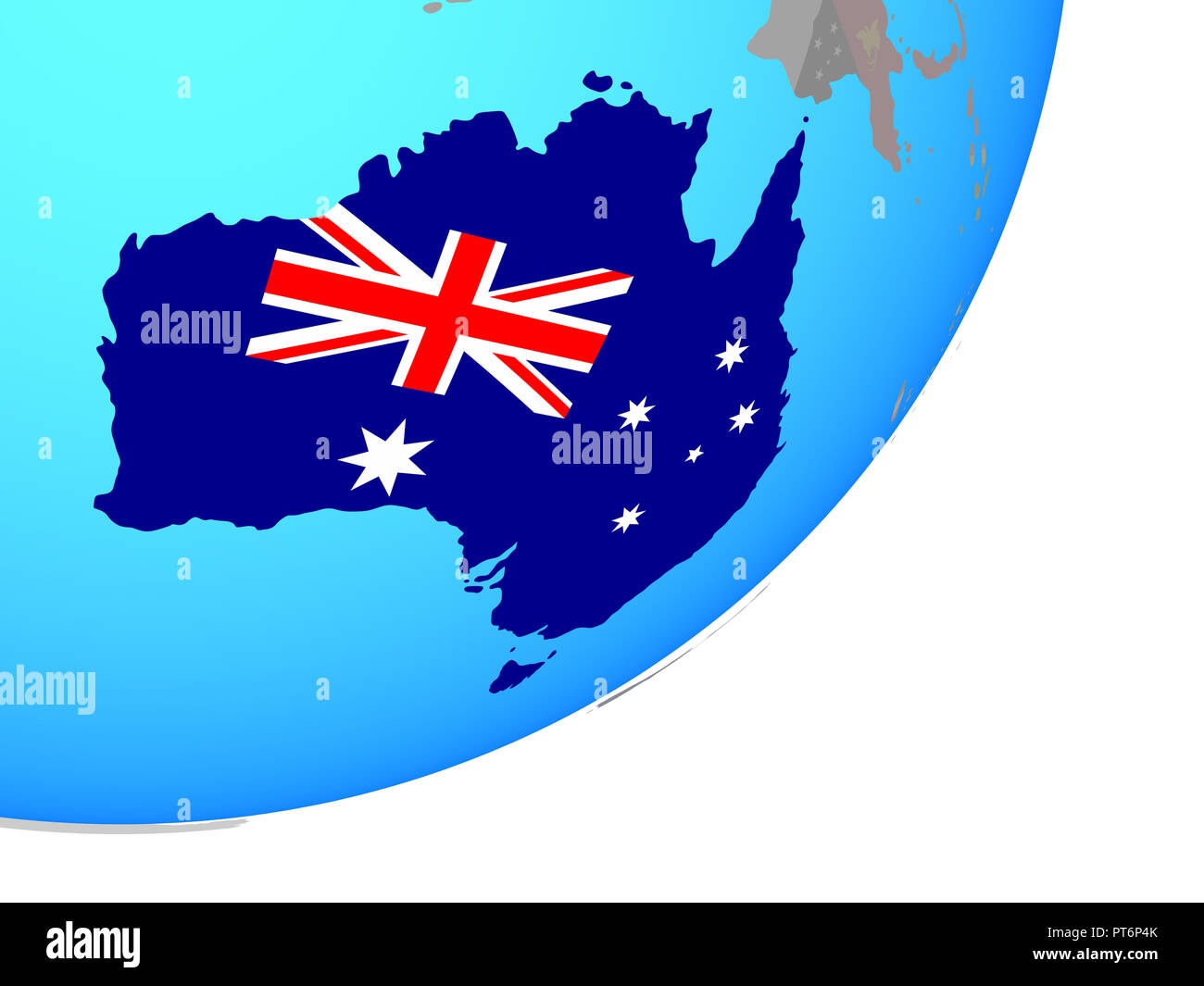 Australian continent countries flag hi-res stock photography and images ...