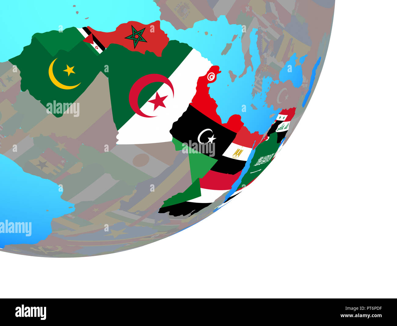 The league of arab states flag hi-res stock photography and images - Alamy