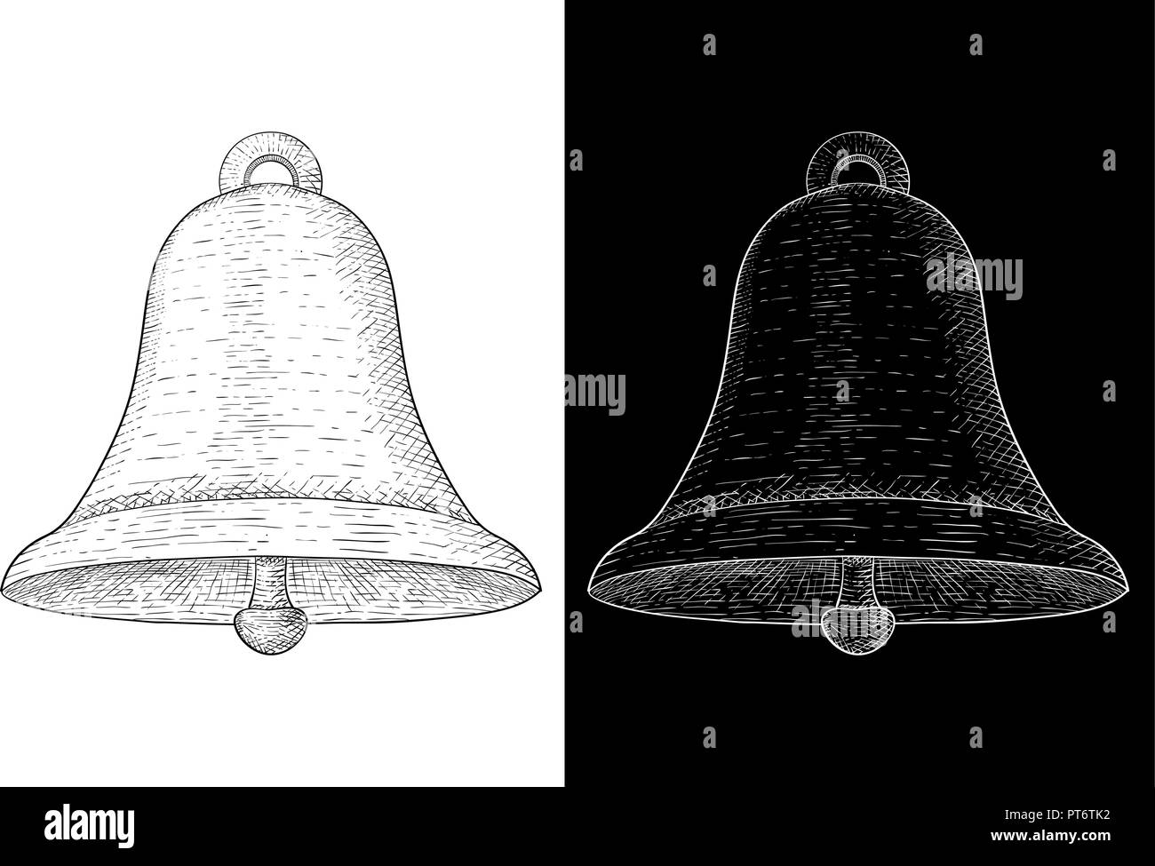 Bell. Hand drawn sketch Stock Vector Image & Art - Alamy