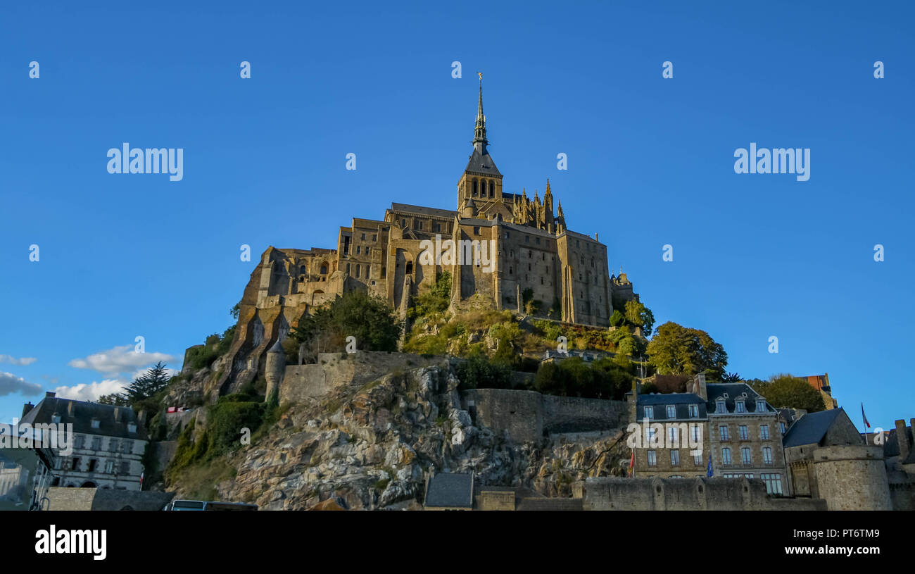 Island Monastery Mont Saint Michel, Normandy France Stock Photo - Alamy