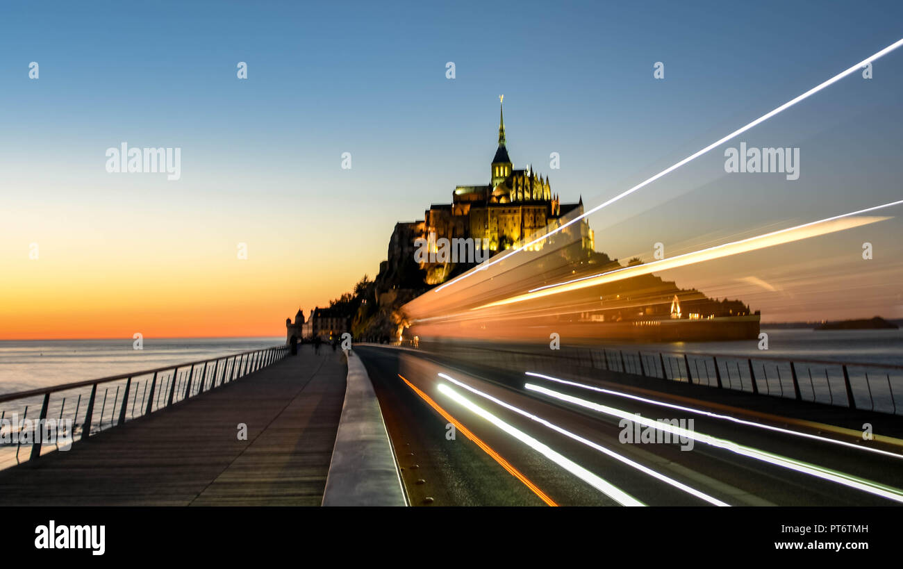 Island Monastery Mont Saint Michel, Normandy France Stock Photo - Alamy