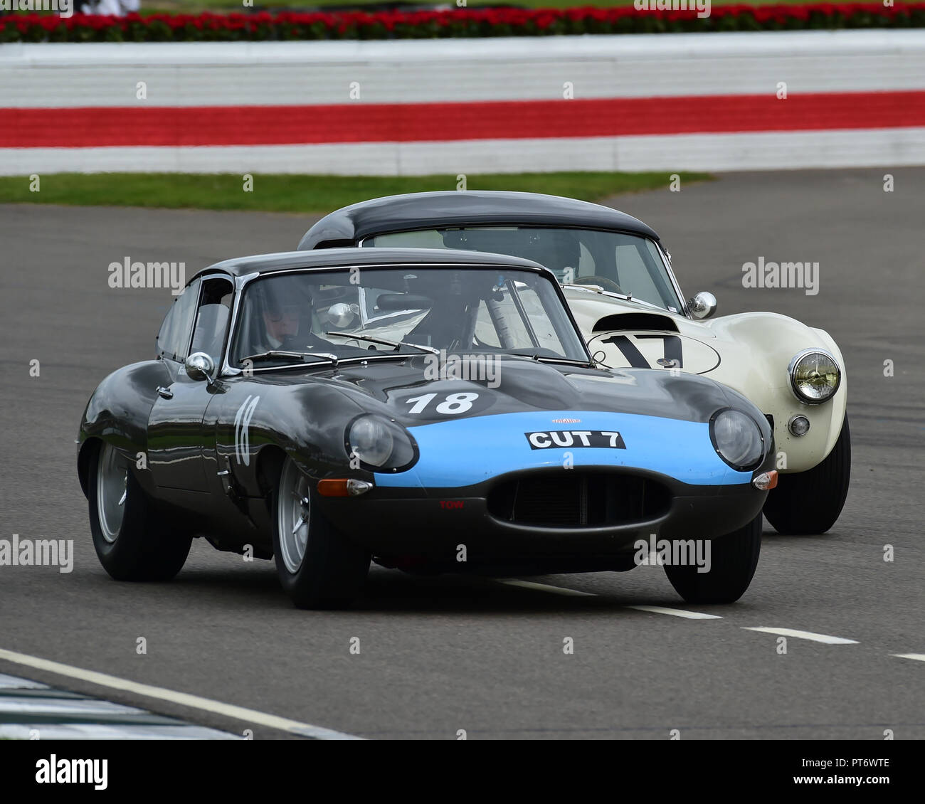 Rob Huff, Richard Meins, Jaguar E-Type FHC, Rory Henderson, Darren ...