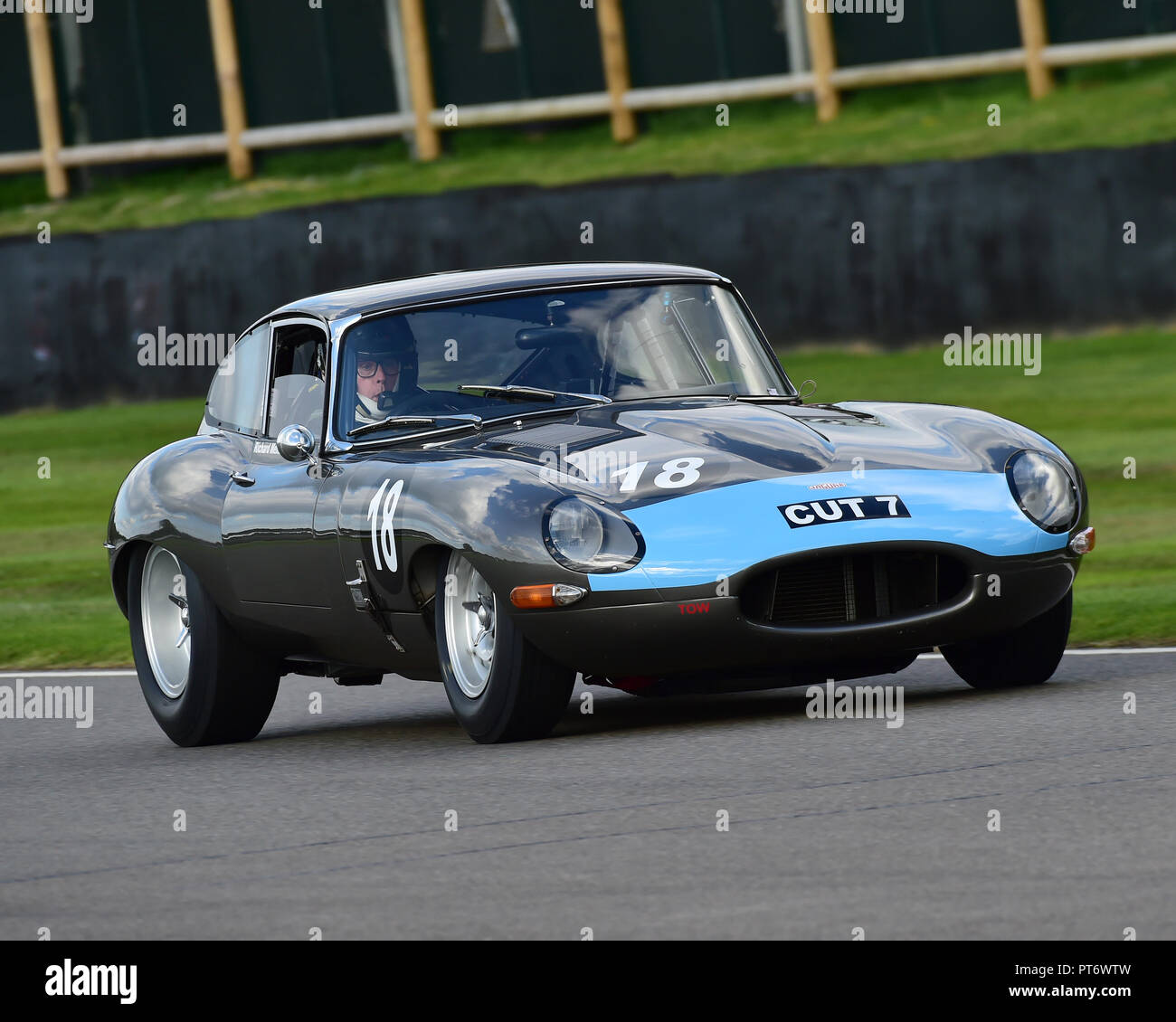 Rob Huff, Richard Meins, Jaguar E-Type FHC, Royal Automobile Club TT ...