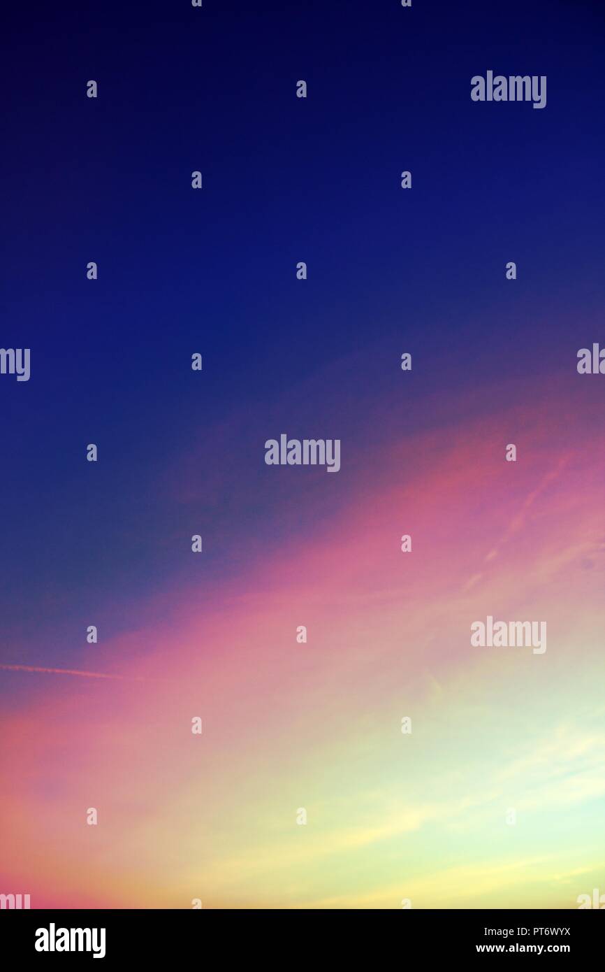 Colourful Dawn Sky Stock Photo - Alamy