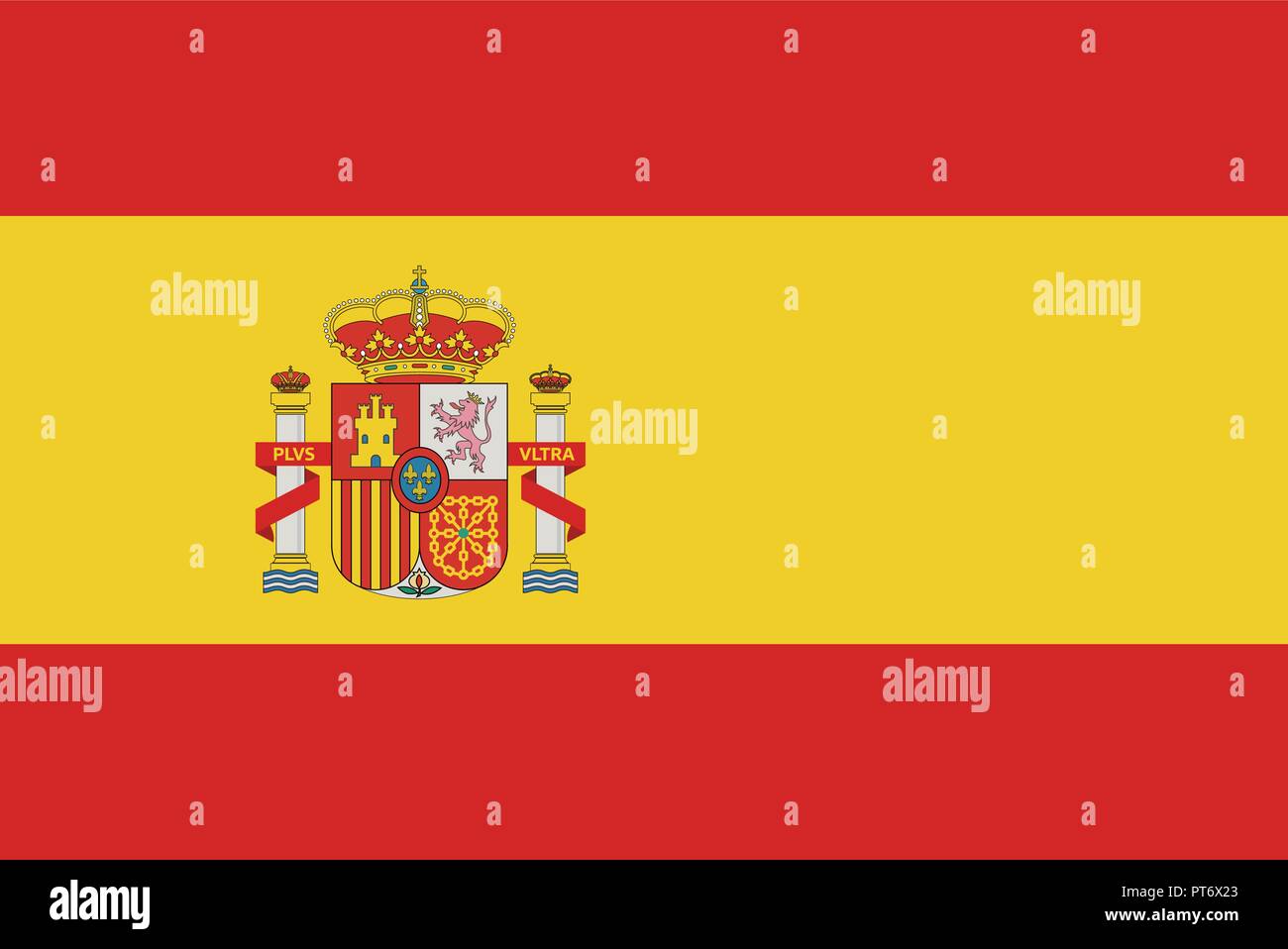 Spain flag symbol Stock Vector Images - Alamy