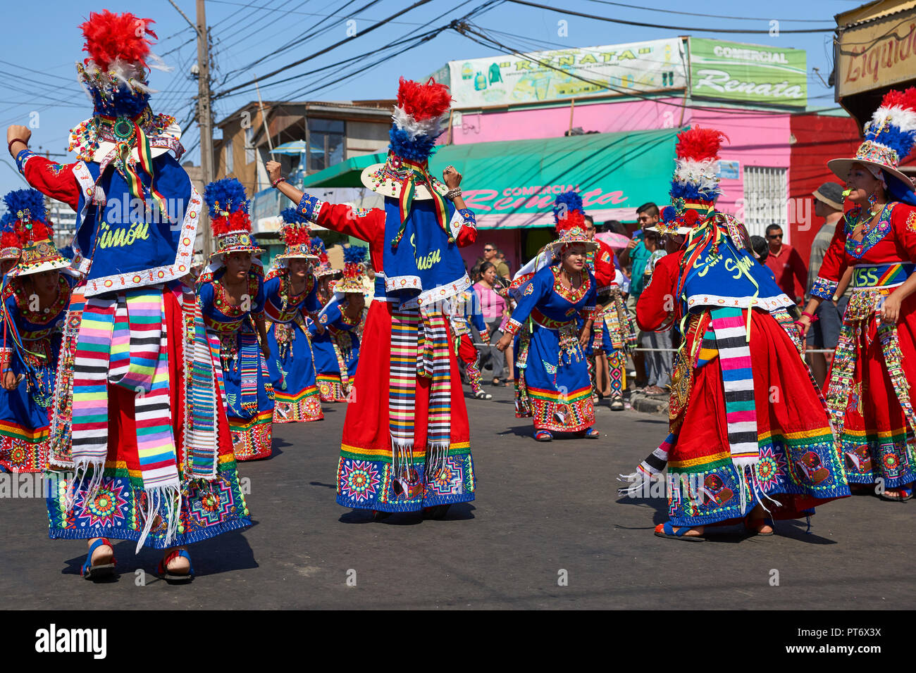 Tinkus dance group performing traditional hi-res stock photography and ...