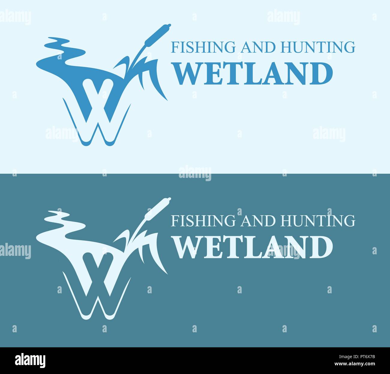 Cane lake on background Stock Vector Images - Alamy