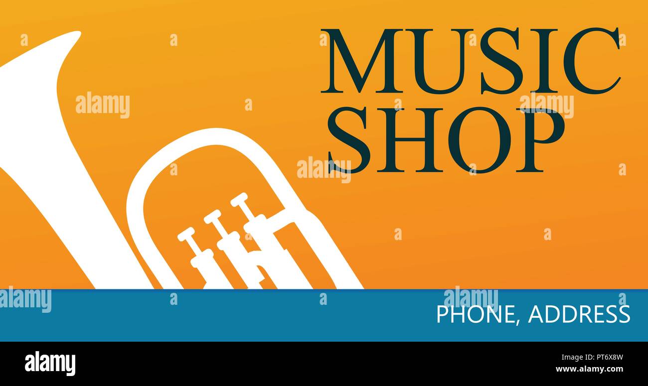 Background music shop Stock Vector Images - Alamy