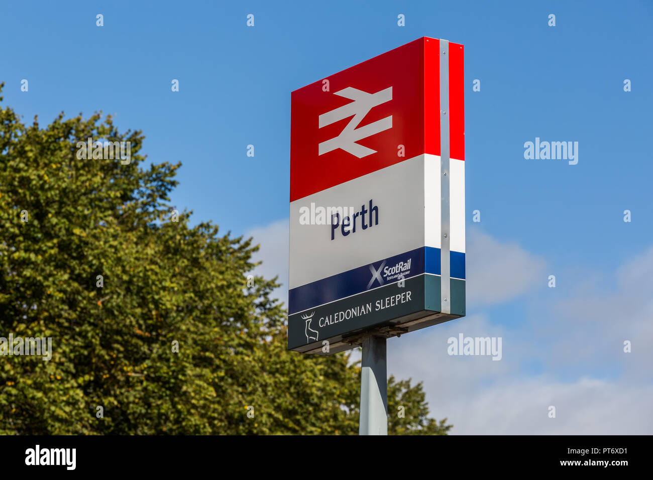 Perth railway station train hi-res stock photography and images - Alamy