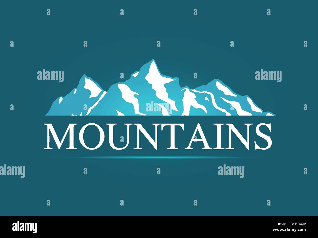 Vector Logo of Alpine Mountains Stock Vector Image & Art - Alamy