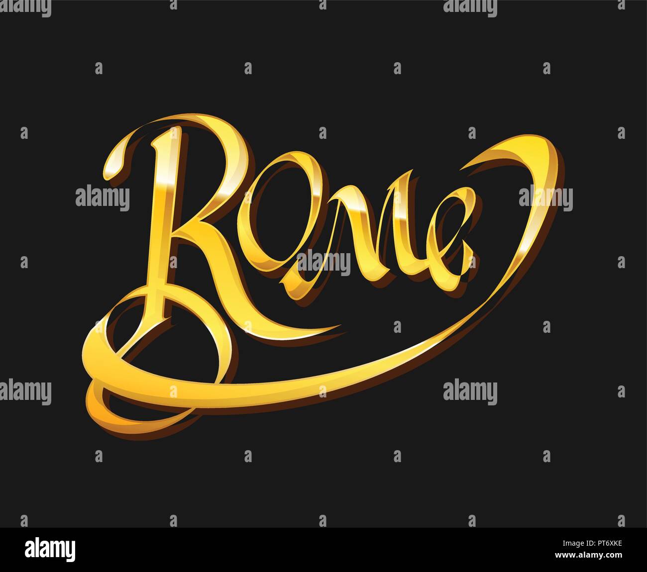 Italic calligraphy Stock Vector Images - Alamy