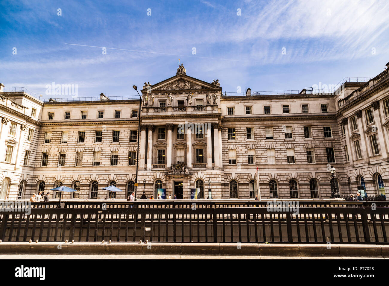 Old Somerset House London England Stock Photos & Old Somerset House ...