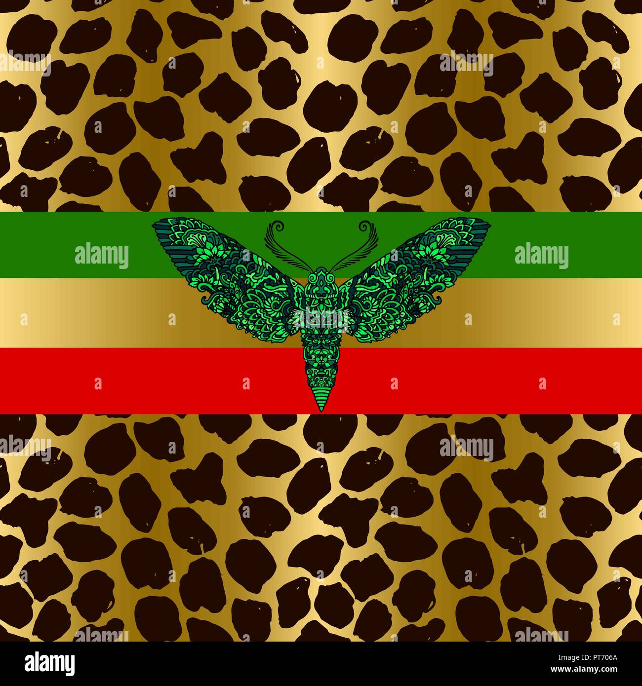 Pink leopard skin pattern Stock Vector Images - Alamy