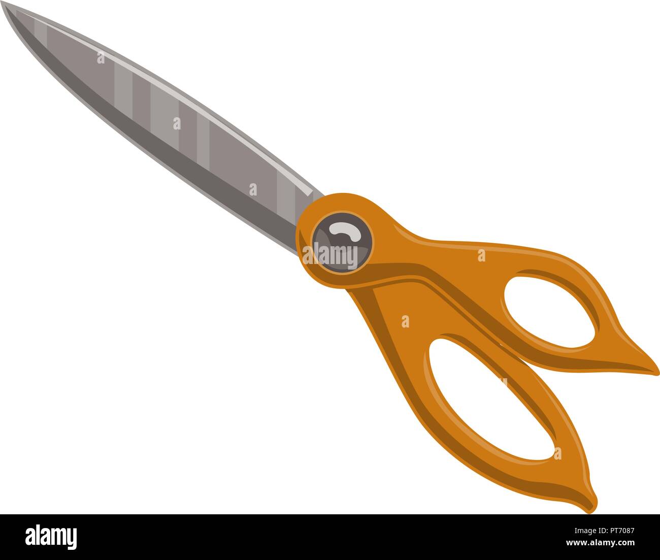 Scissor Template Vector Isolated Color Stock Vector Image & Art - Alamy