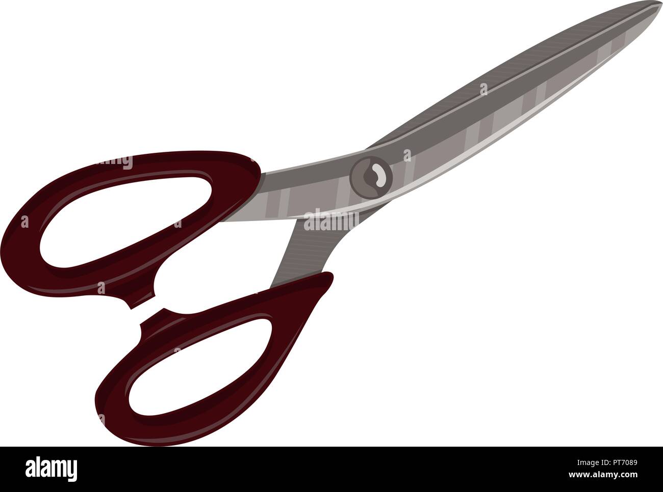 Scissor Template Vector Isolated Color Stock Vector Image & Art - Alamy