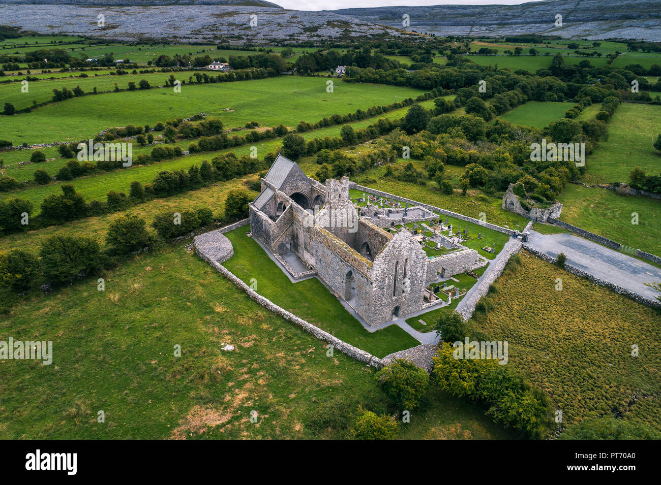 Aerial irish abbey hi-res stock photography and images - Alamy